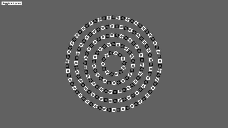 Animated optical illusion 😎😵😷
