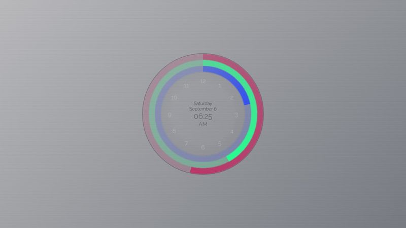 No SVG Circular Progressbar Clock V3