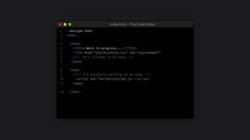 Fake code editor