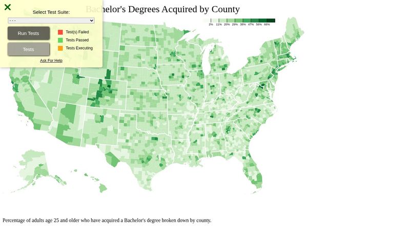 D3 Visualize Data with a Choropleth Map