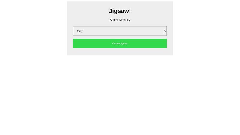 Drag & Drop Jigsaw [HTML/CSS/JQuery]