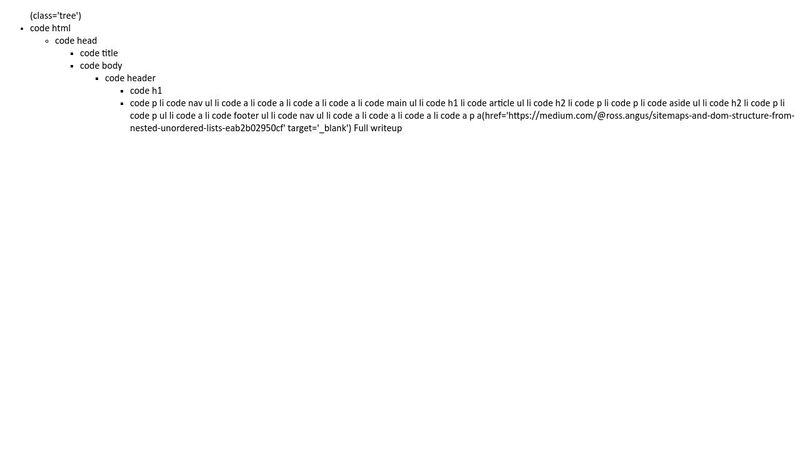 Tree view from unordered list (JS lib)