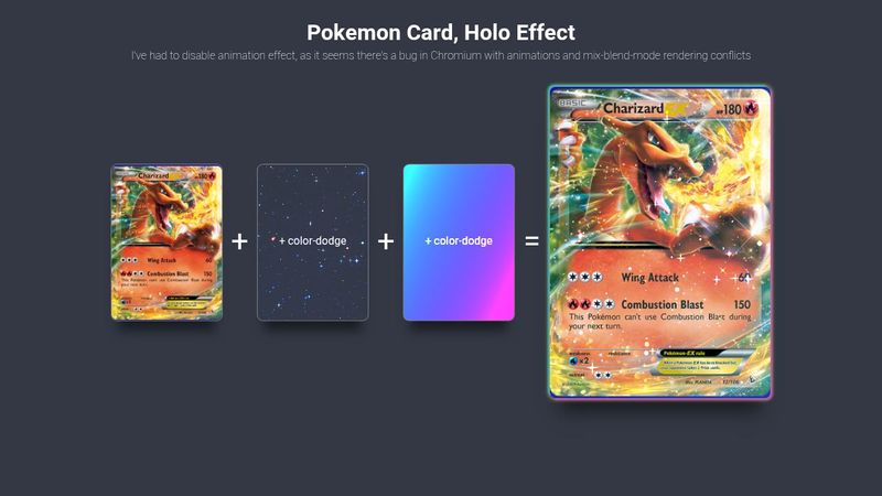 Pokemon Card Holo Effect
