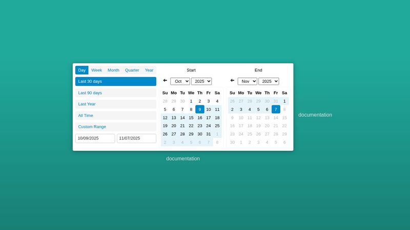 Date Range Picker