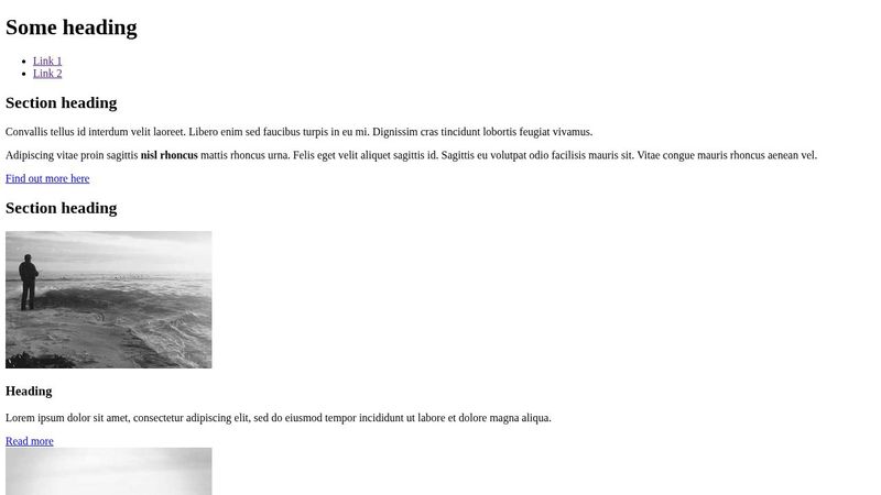 Web Design 1 - Intro to CSS demo