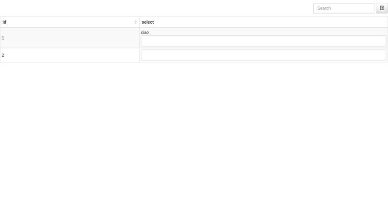 Tom Select not working Bootstrap Table master