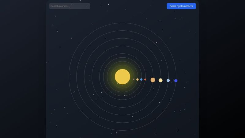 CSS Art - Solar System