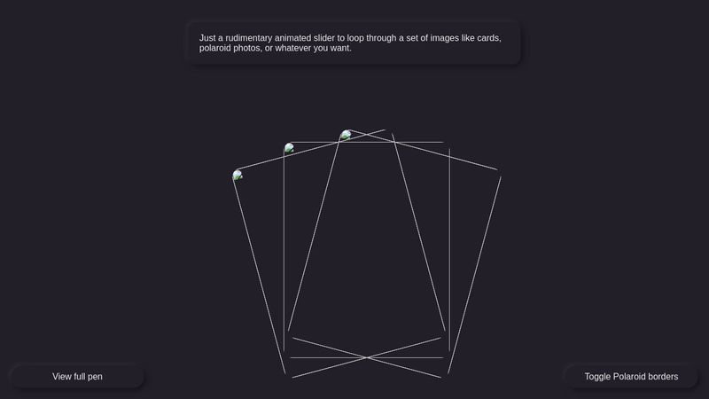 jQuery Animated Card Deck Slider