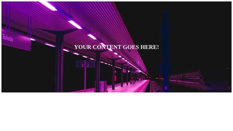 HTML & CSS - Fixed Background Image