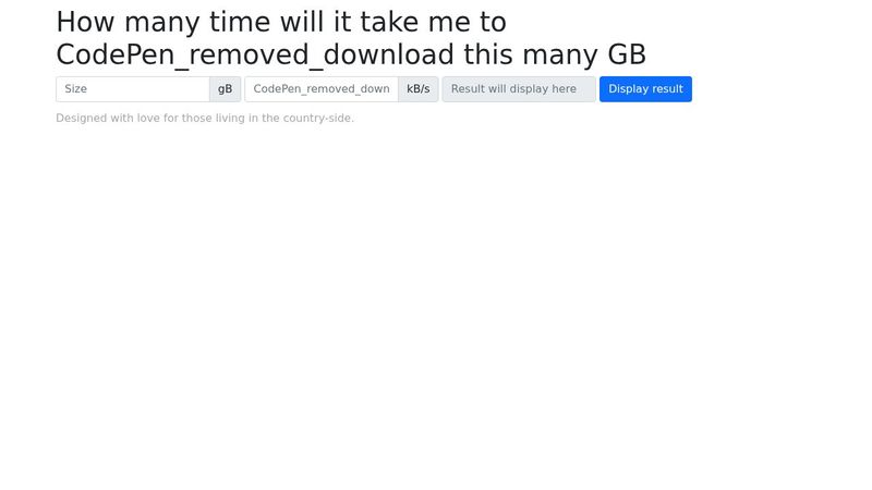 How many time will it take me to download this many GO
