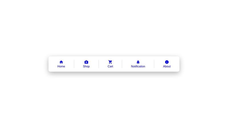 Animated Menu Bar Using HTML, CSS, JS