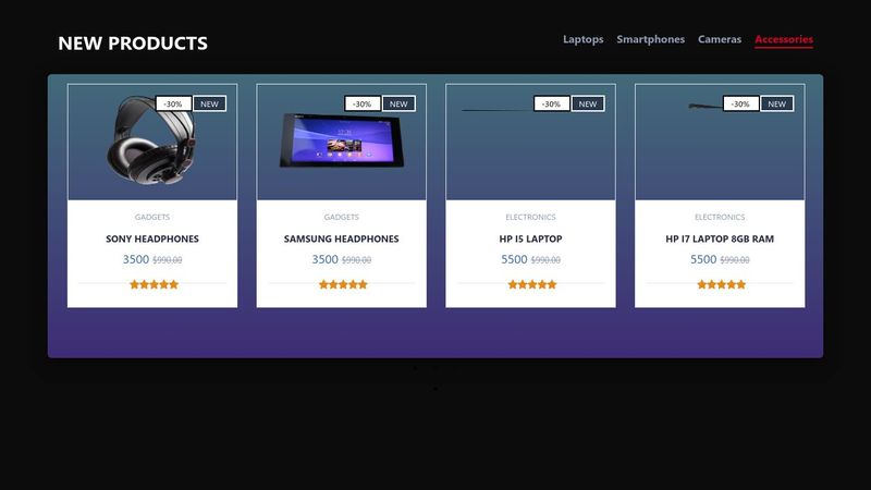 Product slider for E-commerce sites - Slick JS