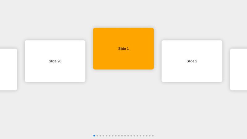 Swiper slider example
