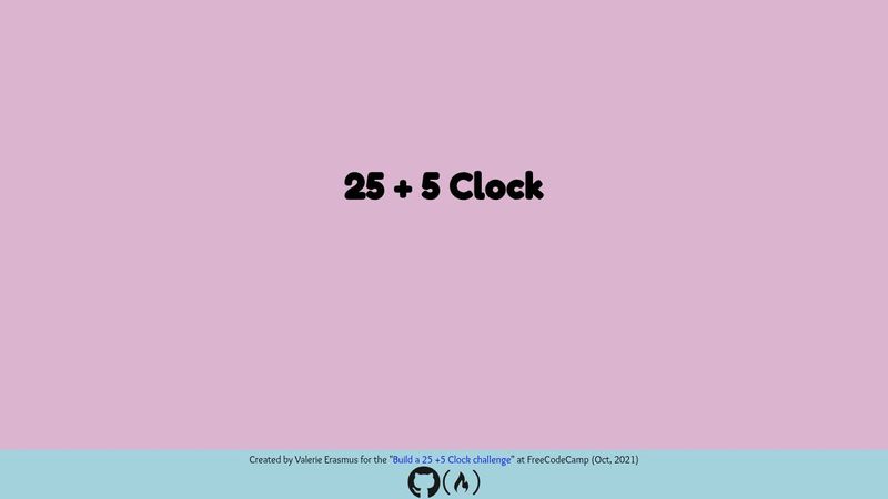 25+5 Clock