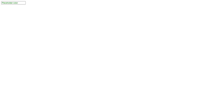 Placeholder Color Change placeholder-color-change