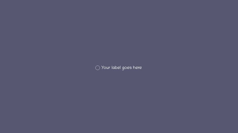 Round animated checkbox with HTML and CSS