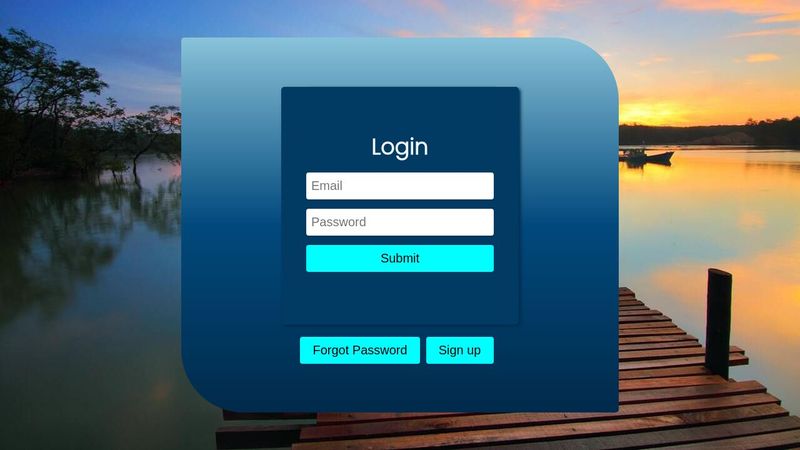 Login page