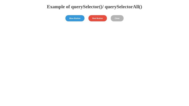 querySelectorAll Example