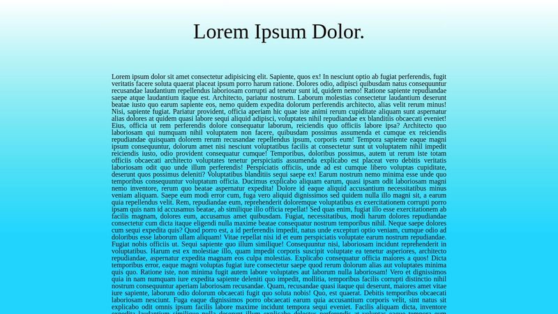 Static Scrolling Gradient