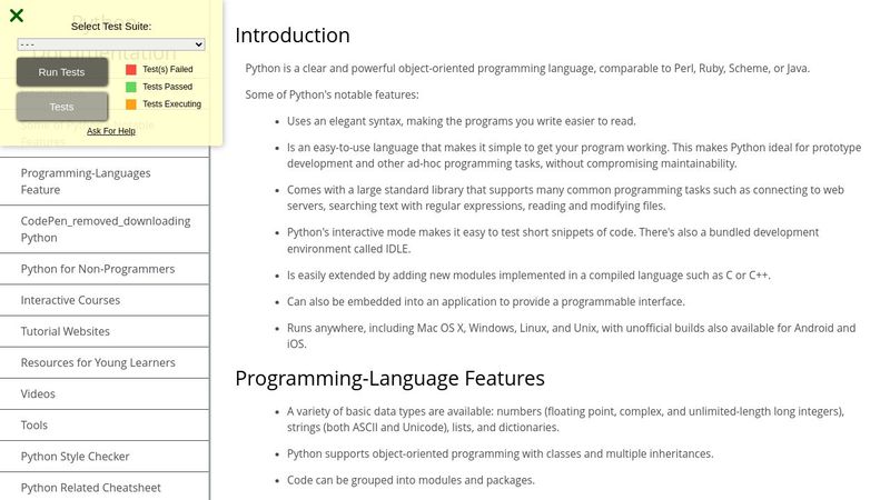 Python Beginner's Guide