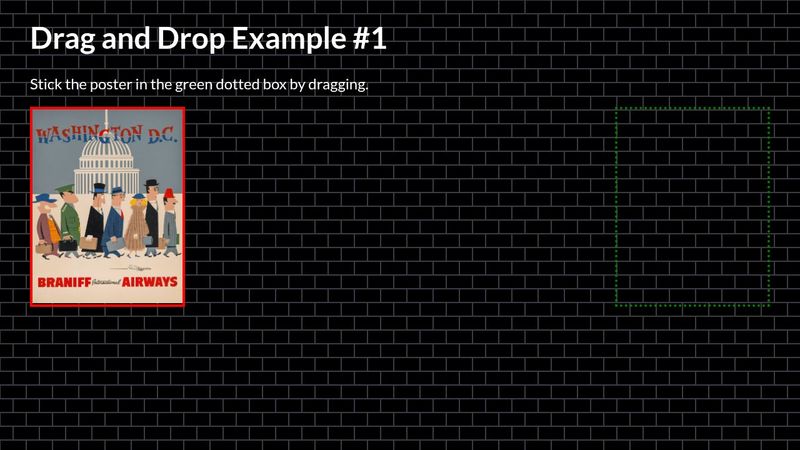 HTML Drag and Drop API - Example #1