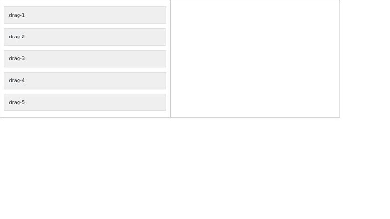Vanilla JS Drag + Drop + Sort