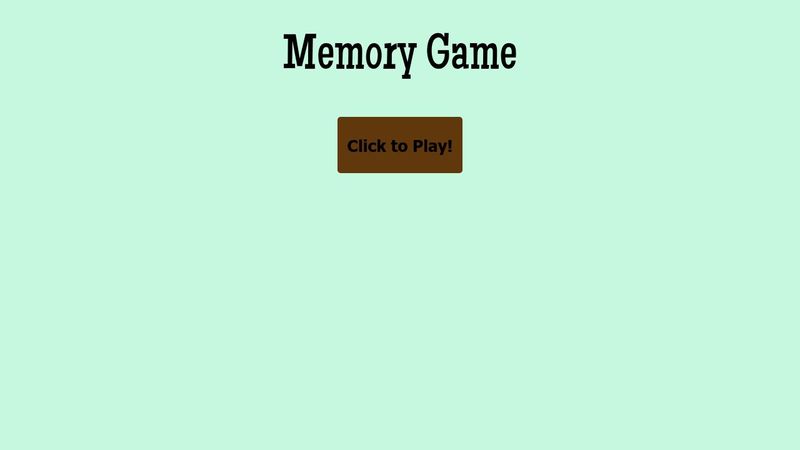 Memory Game