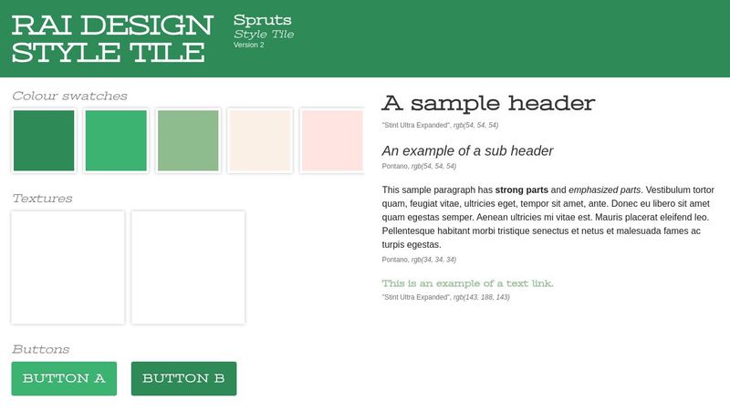 Style tiles with SCSS