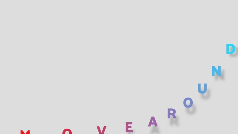 Move letters around CSS-only