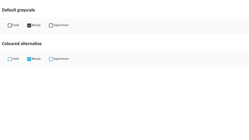 Material UI style animated checkboxes