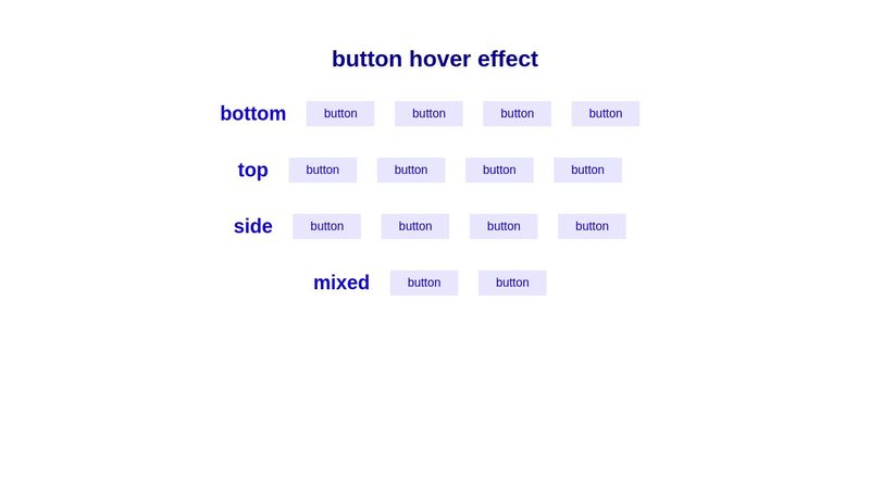 Button Hover Effects