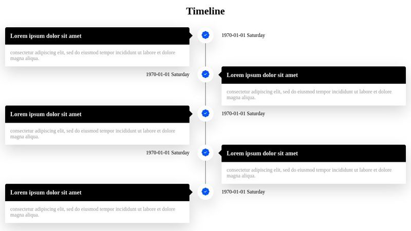 Simple Responsive Timeline