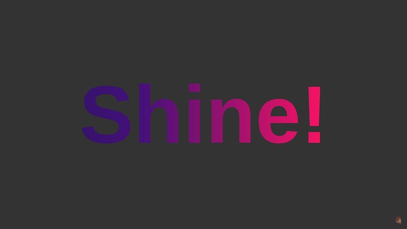 Animated Gradient Text