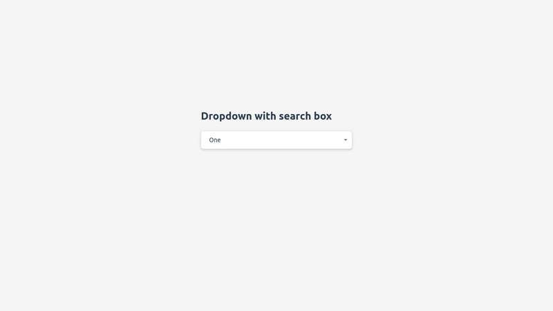 pure css and jquery search dropdown (multiple dropdown)