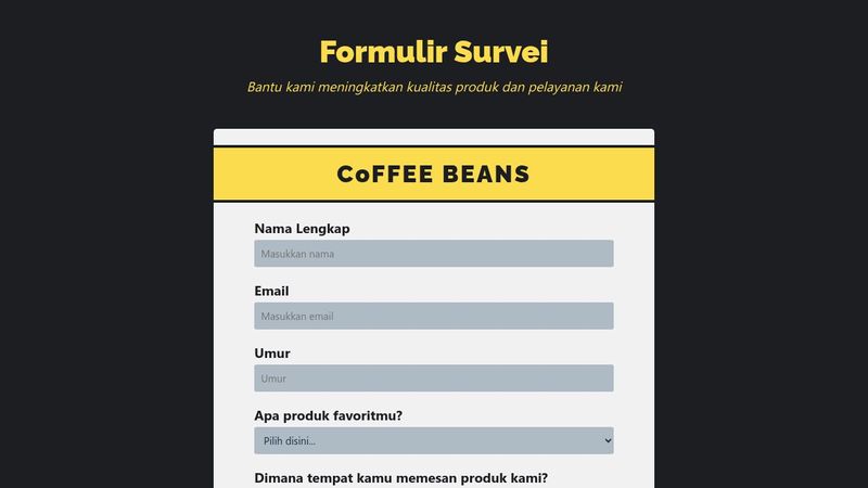 freeCodeCamp - Responsive Web Design - Survey Form