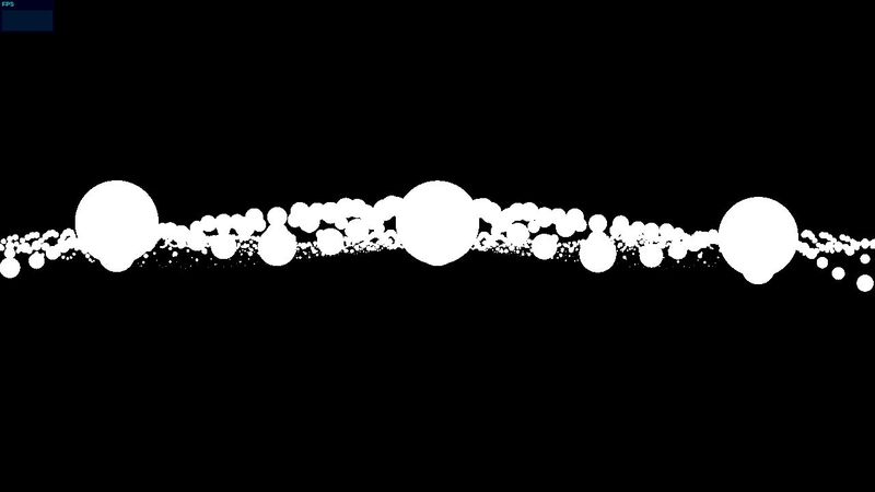 three.js webgl - particles - waves