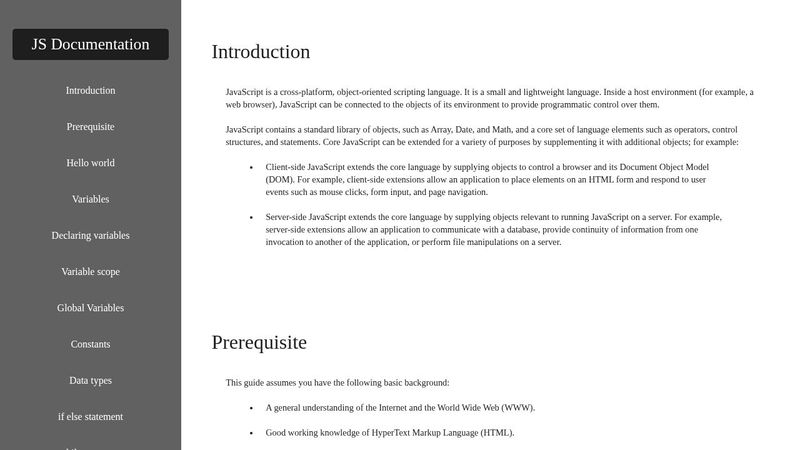 Technical documentation for freecodecamp