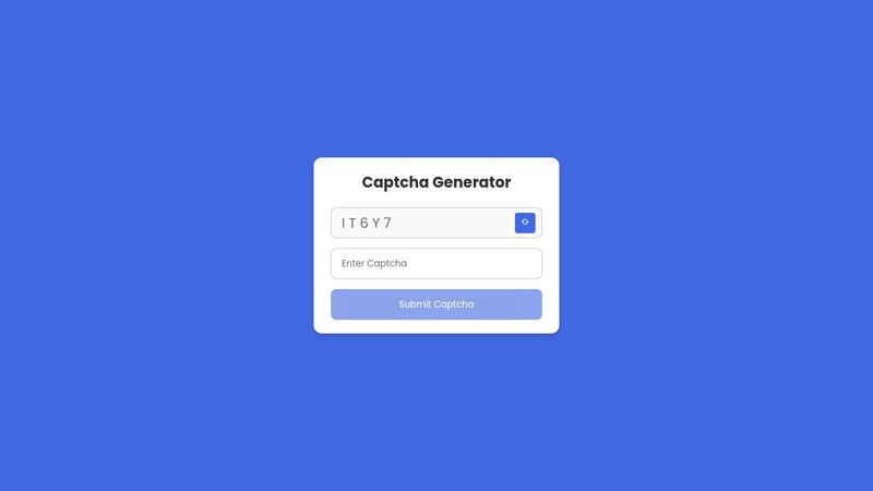 Captcha Generator