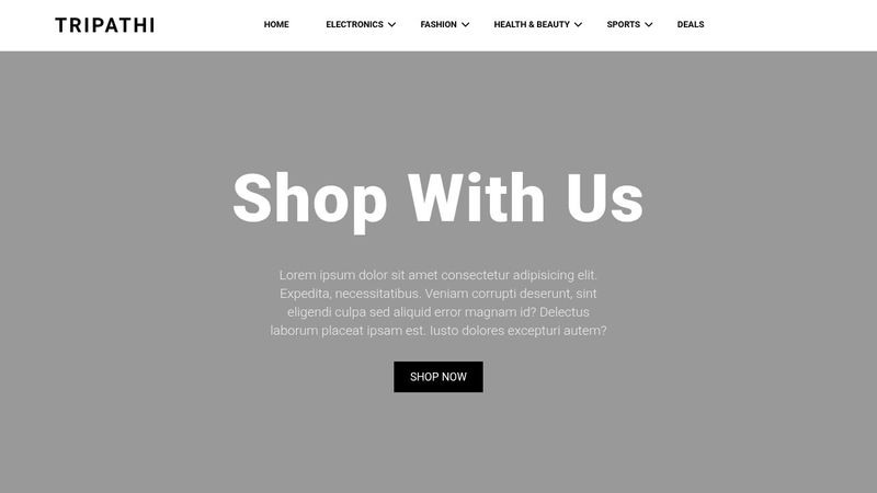Simple Responsive Mega Menu using html, css, and javascript Simple Responsive Mega Menu using html, css, and javascript