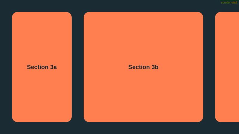 ScrollTrigger Vertical + Horizontal Sections