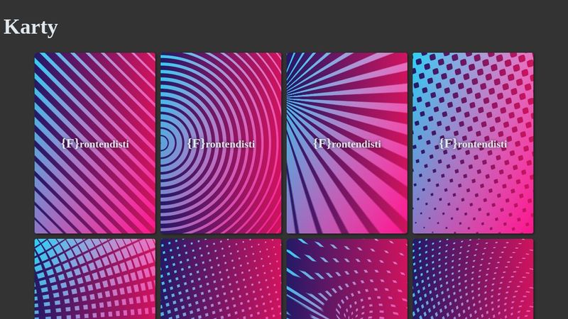 Pure CSS 1 div card backgrounds (no SVG, no images other than CSS ...