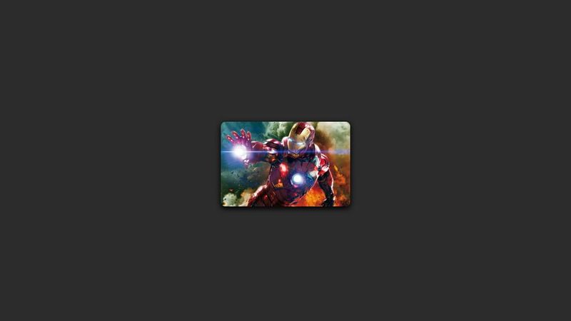 Iron man Card animation using HTML and CSS.