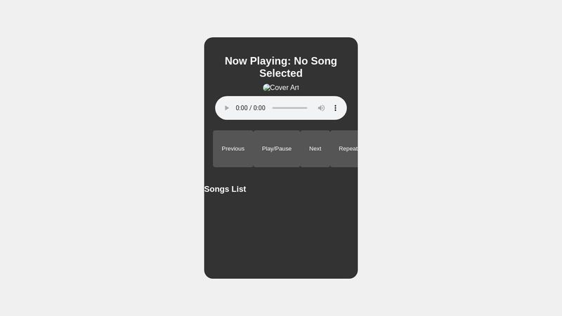 MP3 Player App