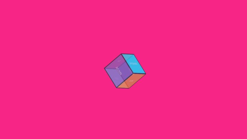 Rotating 3D cube in CSS