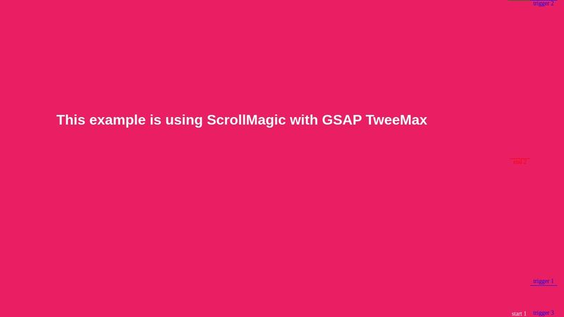 ScrollMagic - with GSAP TweenMax & TimeLine