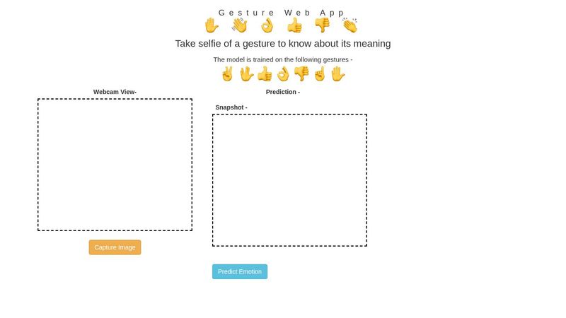 HAND GESTURE WEB APP