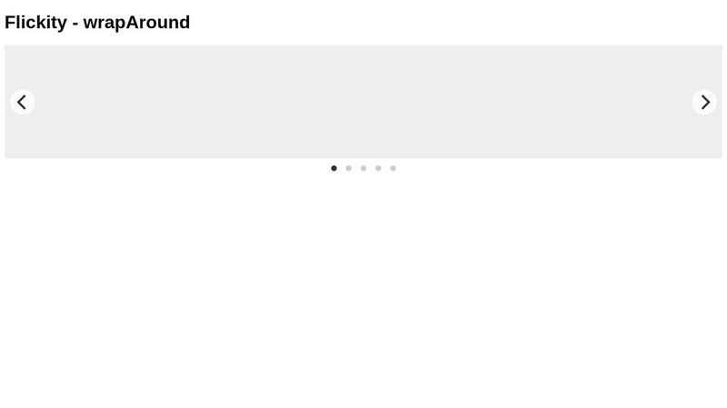 Flickity - wrapAround