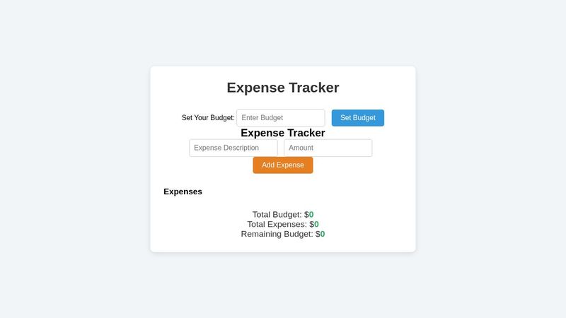 Expense Tracker