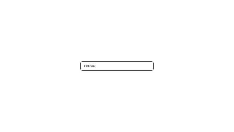 Material Design Text Input Field