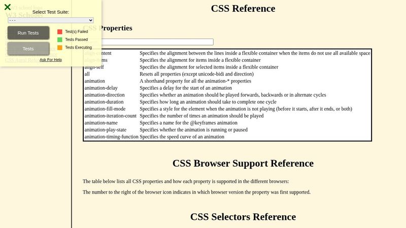Technical Documentation Page - CSS